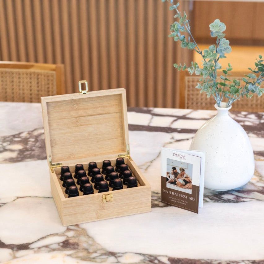Homeopathic First Aid Kit ~ 20 Remedies + Timber Box – RMDY Collective